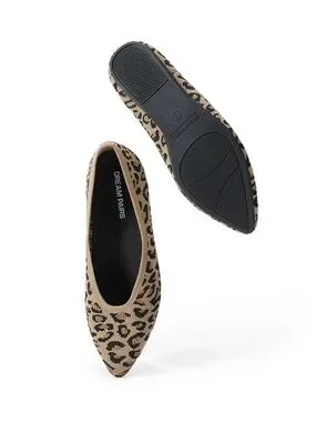 Dream Pairs | Shoes | Dream Pairs Leopard Print Knit Pointed Toe Slipon ...